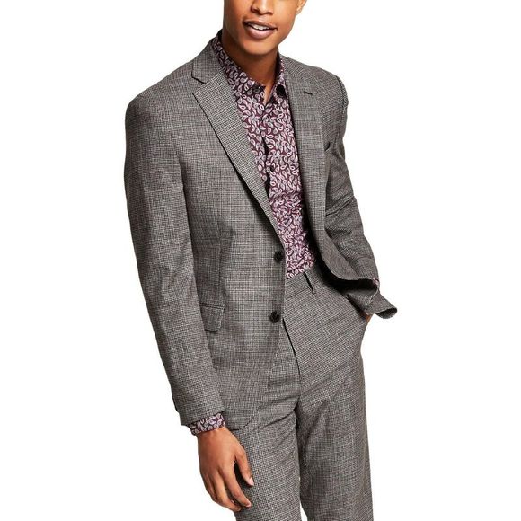 Alfani | Suits & Blazers | Alfani Mens Taupe Slim Fit Business Formal ...